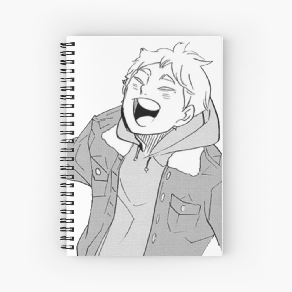 "Suga Haikyuu Timeskip Manga Cap" Spiral Notebook by joojlia | Redbubble