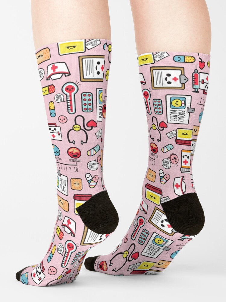 "Proud To Be a Nurse / Pink" Socks for Sale by jsongdesign | Redbubble
