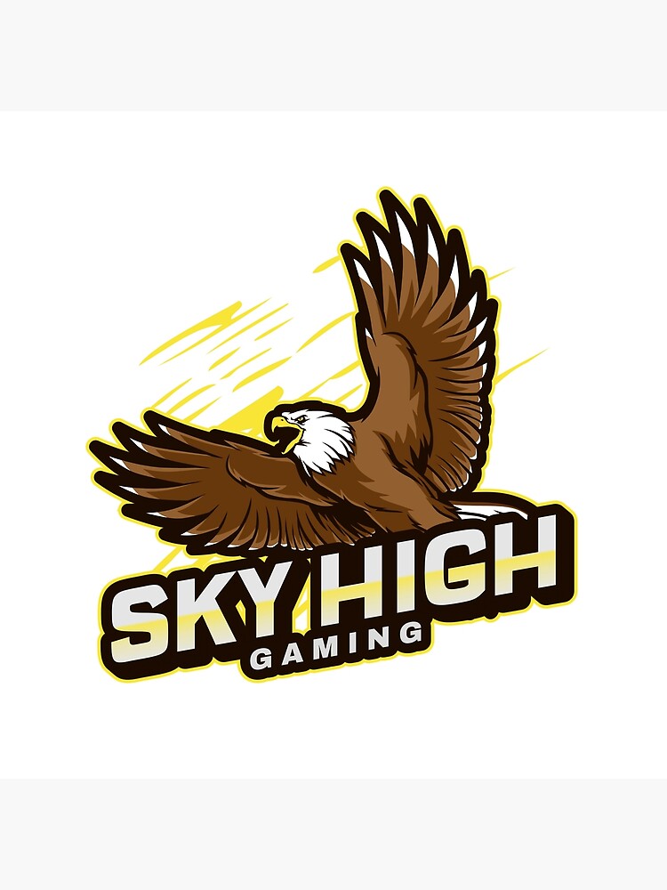 "Gamer Sky High Cool Eagle Flying" Art Print by KamikazeStyle | Redbubble