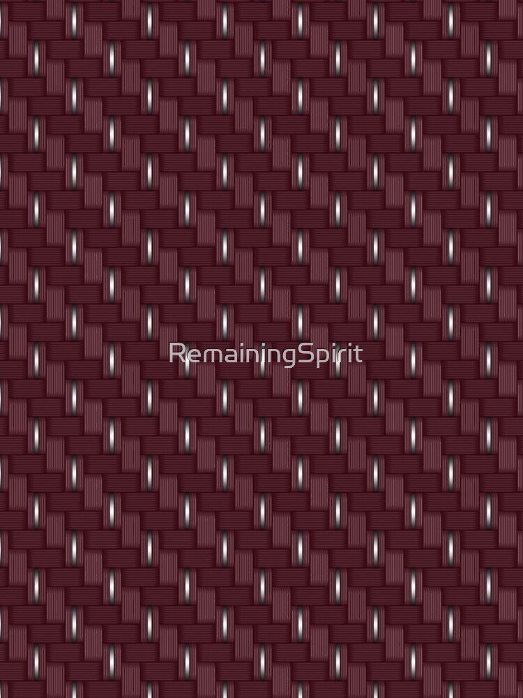 "Carbon fibre - red with silver wire reinforcing" iPhone Case for Sale ...