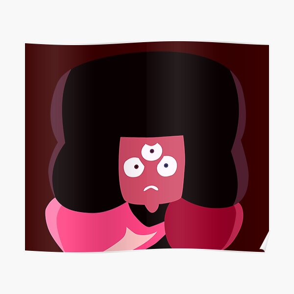 "Angry Garnet - No Glasses" Poster for Sale by SmirkingDesigns | Redbubble