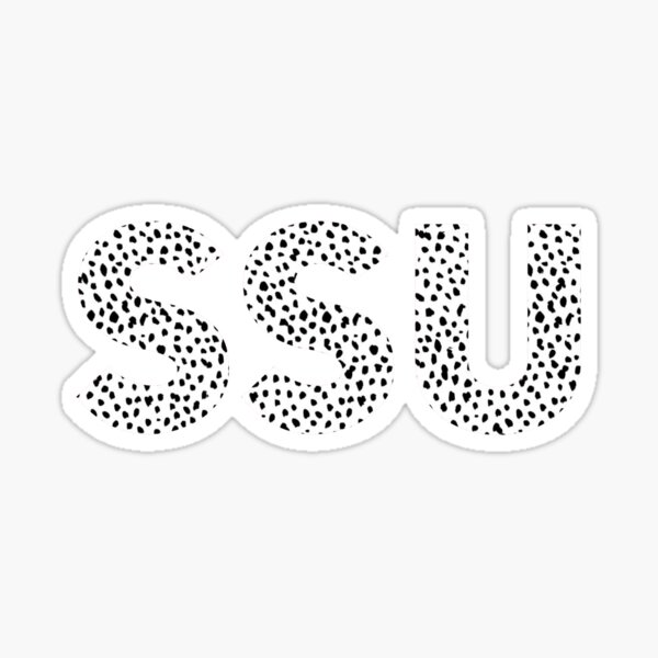 "Dotted SSU" Sticker for Sale by christinaciara | Redbubble