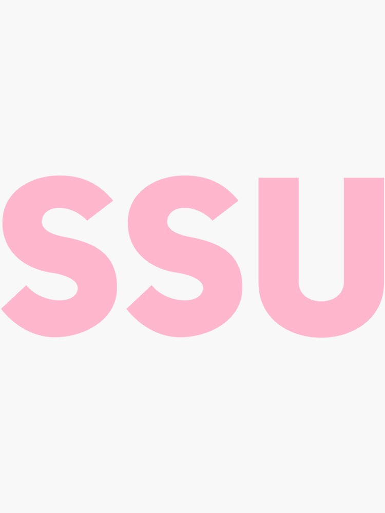 "Pink SSU" Sticker for Sale by christinaciara | Redbubble