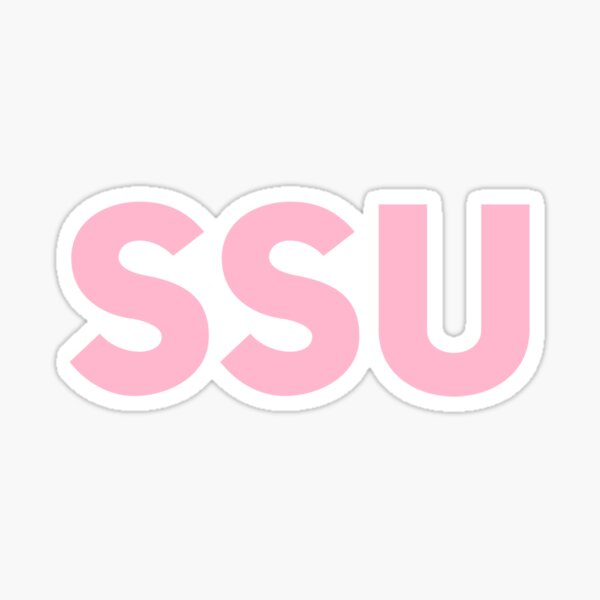 "Pink SSU" Sticker for Sale by christinaciara | Redbubble