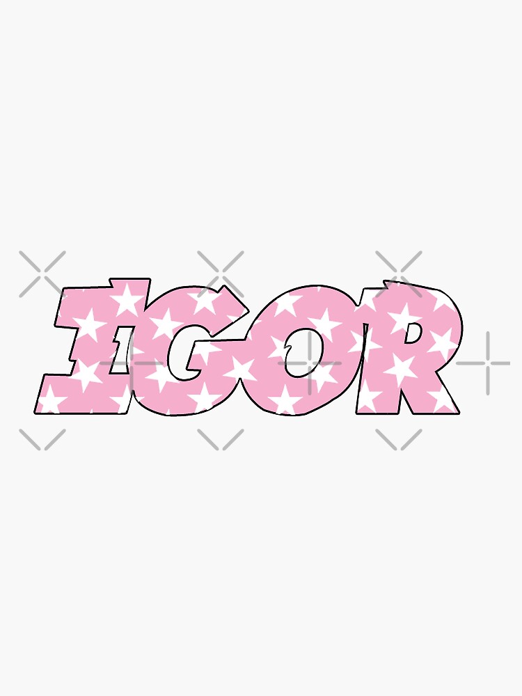 "Pink Igor - Tyler the Creator" Sticker for Sale by graceprock | Redbubble