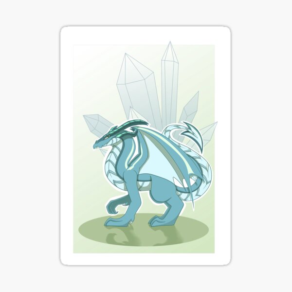 "Blue Crystal" Sticker by Bekssketches | Redbubble
