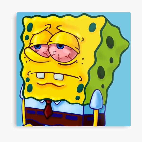 Stoner Spongebob Metal Prints | Redbubble