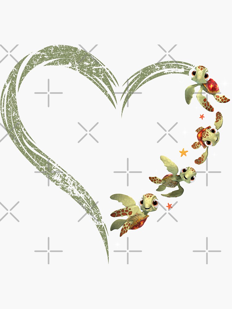 "Cute Sea Turtles Heart Birthday Shirt Turtle Lovers Ocean Protector ...