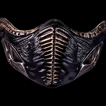 "noob saibot mask " Sticker for Sale by cat poe | Redbubble