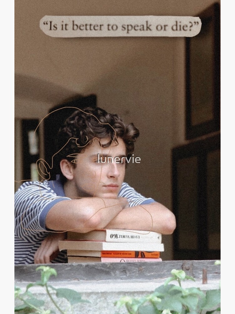 "Elio Perlman " Poster by lunervie | Redbubble