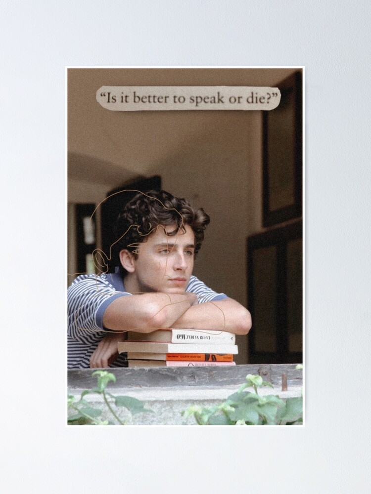 "Elio Perlman " Poster by lunervie | Redbubble