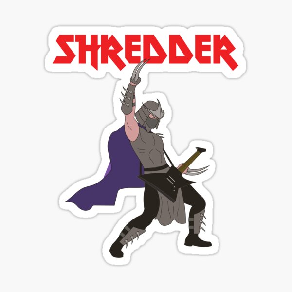 Shredder Stickers | Redbubble