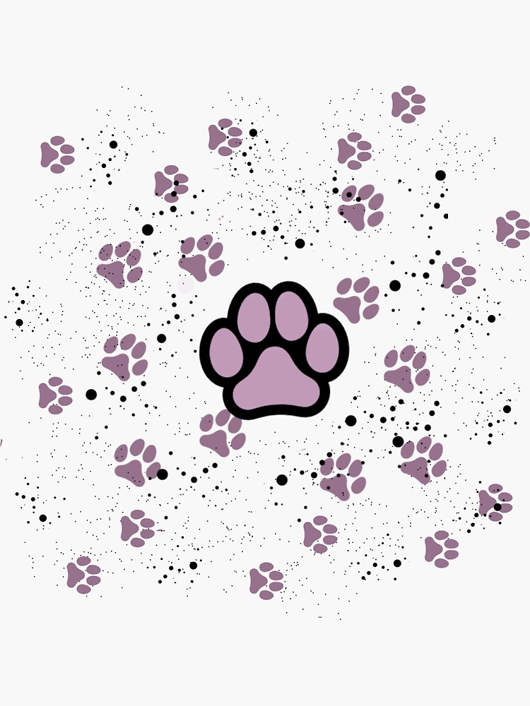 "Cat paw marks" Sticker for Sale by Cweepkie | Redbubble
