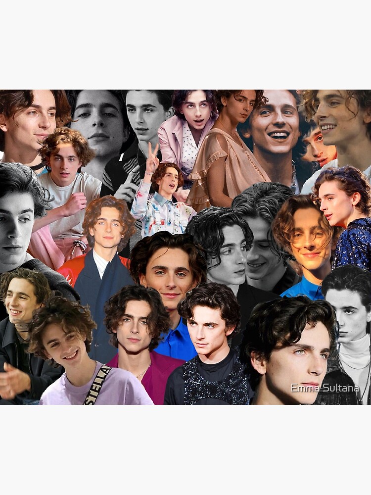 "Timothee Chalamet collage" Throw Blanket for Sale by emmadingdong ...