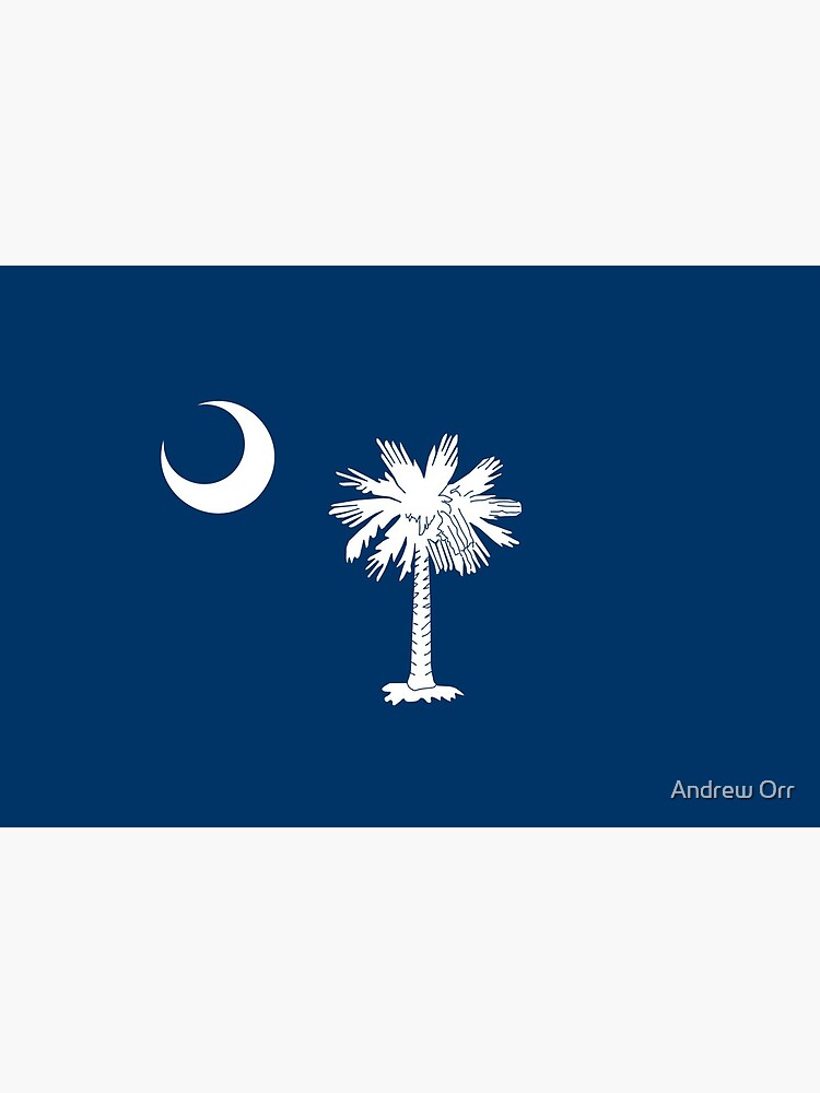 "South Carolina State Flag Palmetto Crescent" Mask for Sale by ...