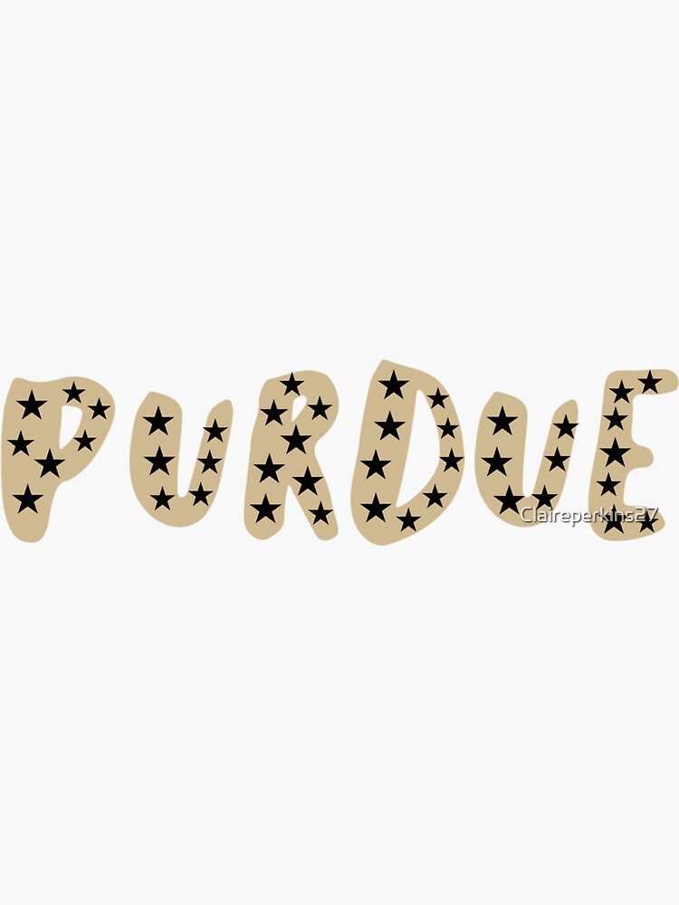"Purdue University" Sticker for Sale by Claireperkins27 | Redbubble