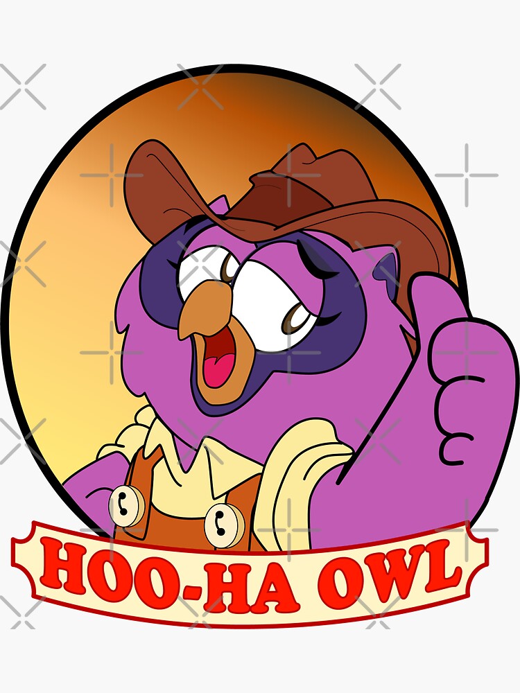"Hoo-Ha Owl, v2 - Gravity Falls" Sticker for Sale by Sharkanakronism ...