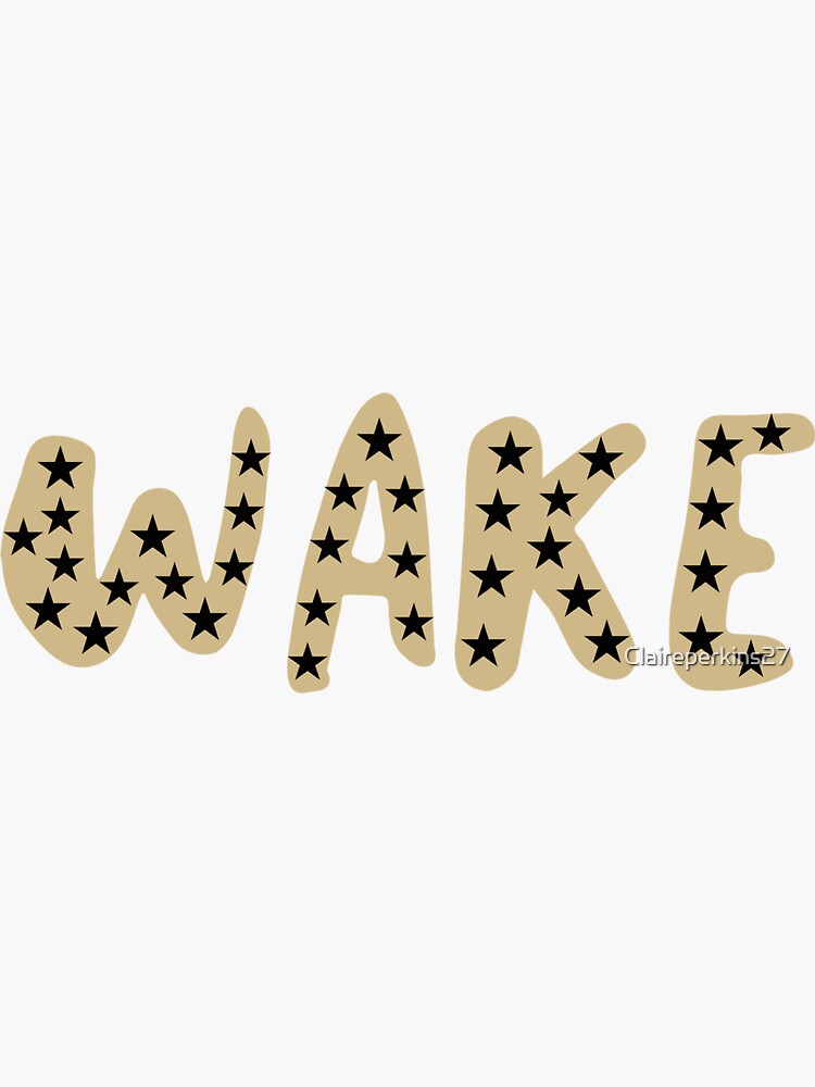 "Wake Forest University" Sticker for Sale by Claireperkins27 | Redbubble