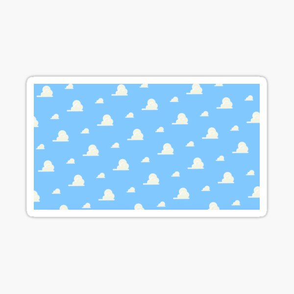 "Toy Story Clouds Pattern" Sticker by puggie2015 | Redbubble