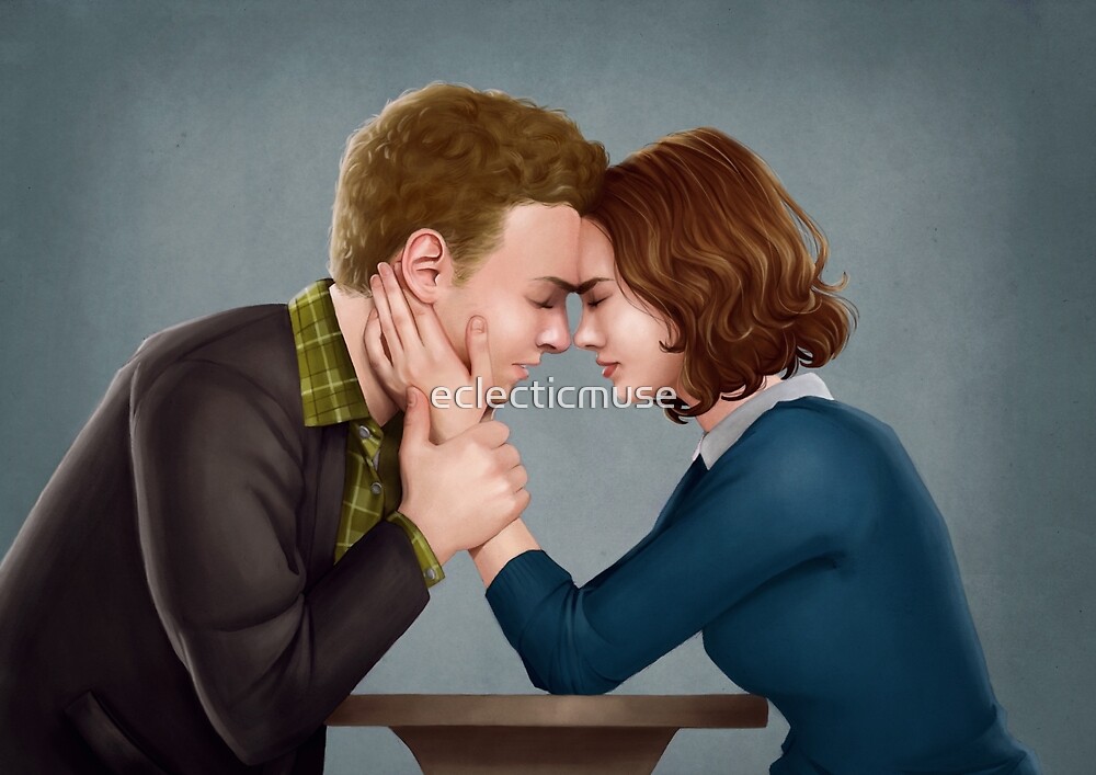 "A Forehead Touch Between Two Scientists" by eclecticmuse | Redbubble