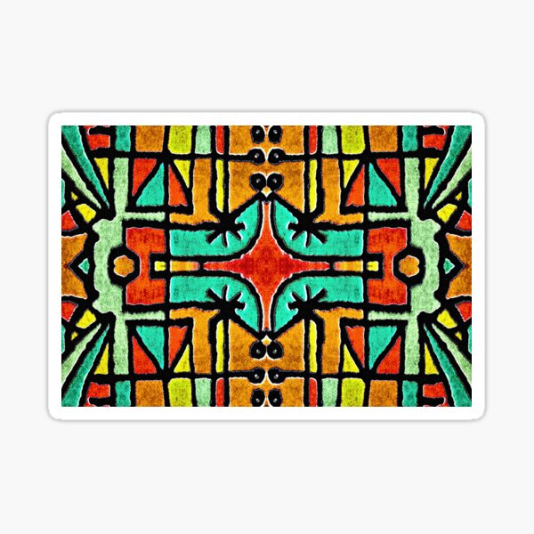 "AFRICAN PRINT VERSION 1" Sticker for Sale by thekyngsqueen | Redbubble