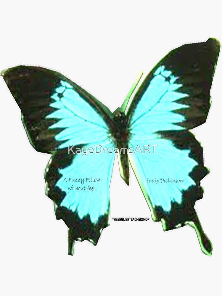 "A Fuzzy Fellow without feet" Sticker for Sale by KayeDreamsART | Redbubble