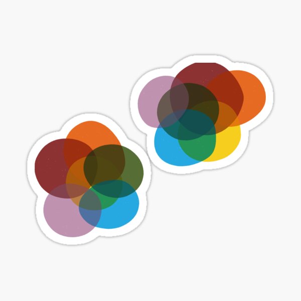 "Color bubbles" Sticker for Sale by BugMakes | Redbubble