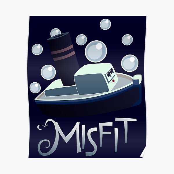 "Misfits - A Boat not Afloat" Poster for Sale by jpenfield | Redbubble
