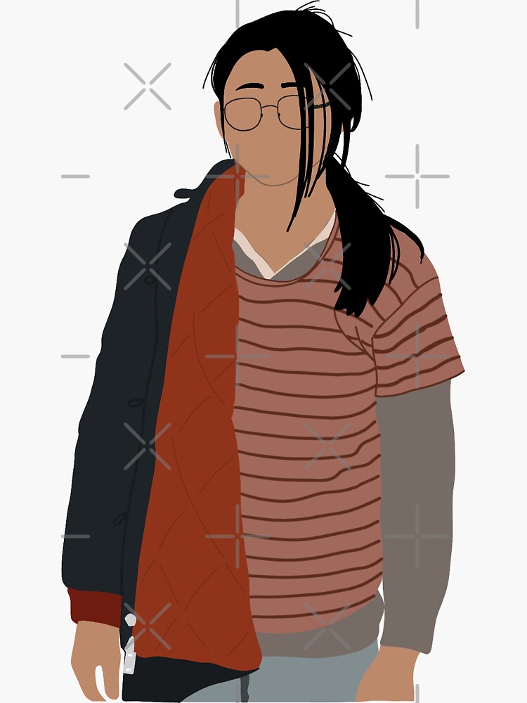 "Disaster Ellie Chu | The Half of It | Aster Flores" Sticker for Sale ...