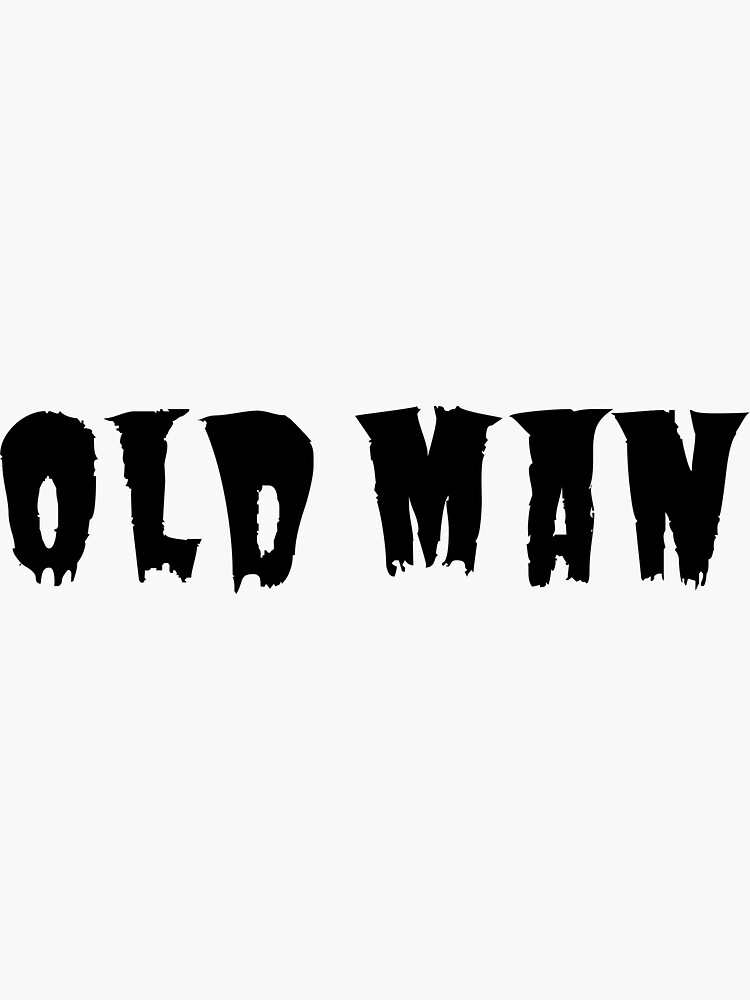 "Old Man" Sticker by dahliayo | Redbubble