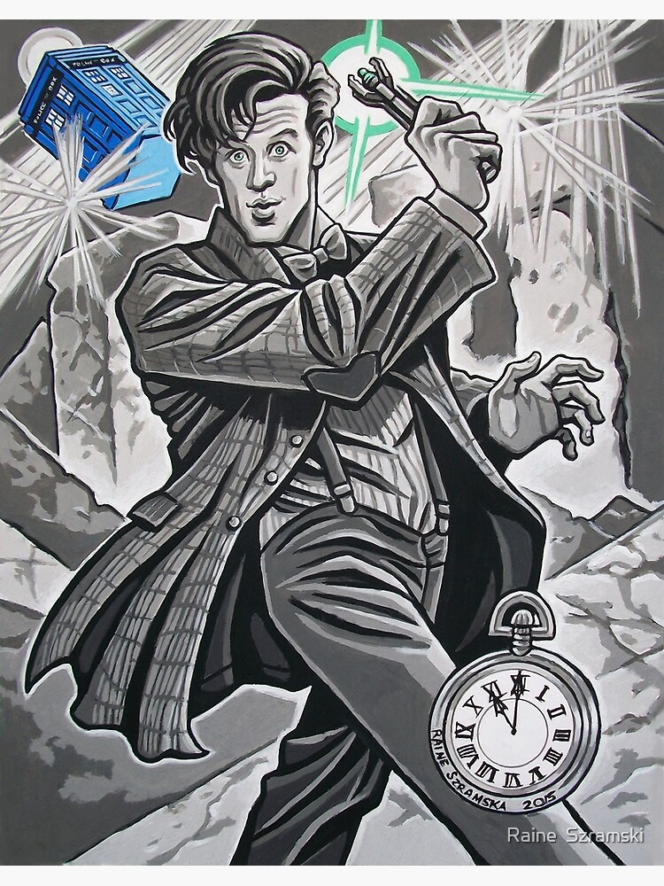 "The Eleventh Doctor" Art Print for Sale by rainesz | Redbubble
