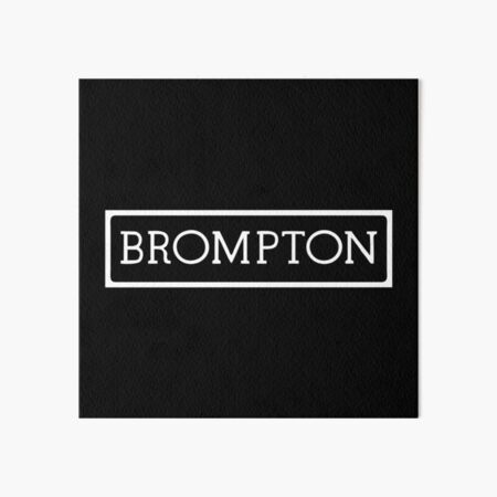 "Brompton Logo" Art Board Print by samuelinkan | Redbubble