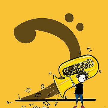 "Tuba life" Sticker by guastevi | Redbubble