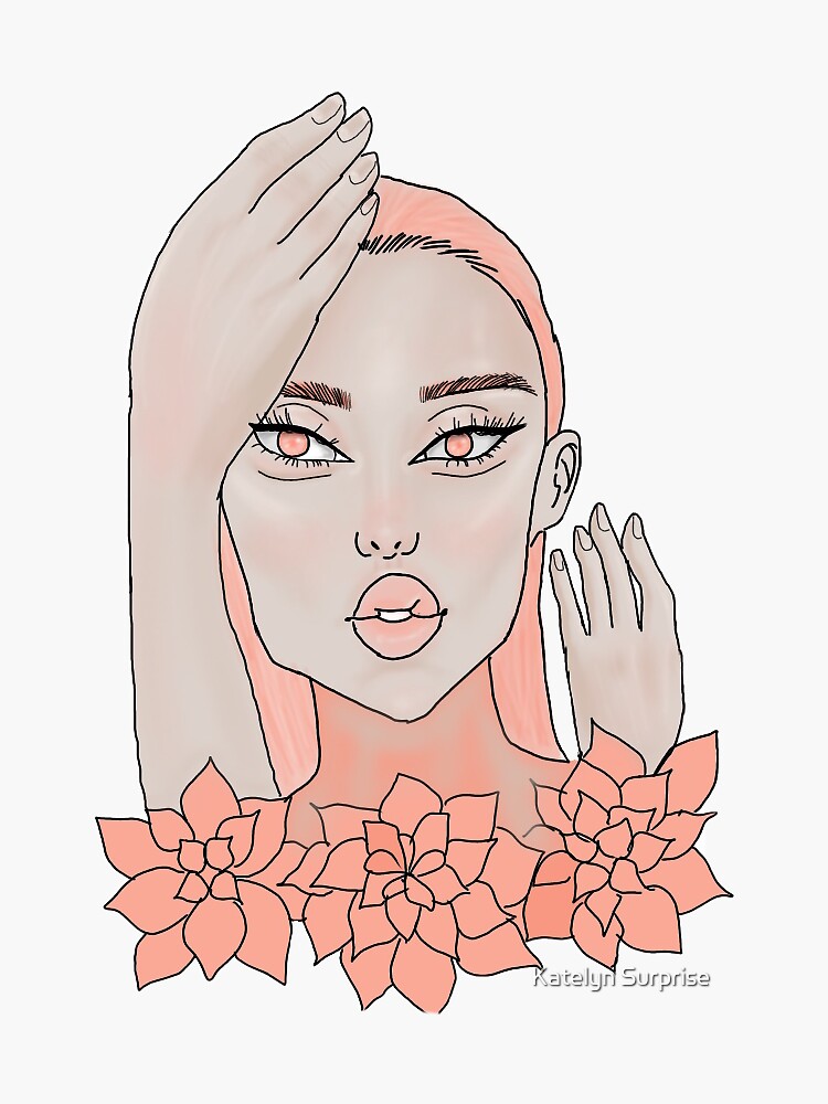 "peachy keen" Sticker for Sale by Yellowdaisi | Redbubble