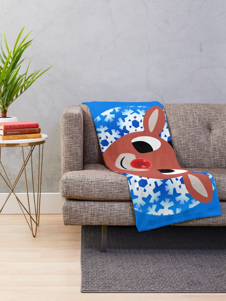"Hello Rudolph" Throw Blanket for Sale by jpenfield | Redbubble