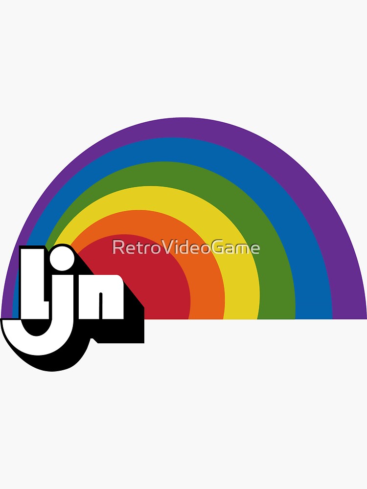 "Angry Video Game Nerd AVGN - LJN logo" Sticker by RetroVideoGame ...