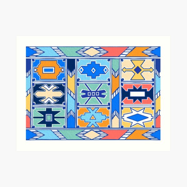 Ndebele Art Prints | Redbubble