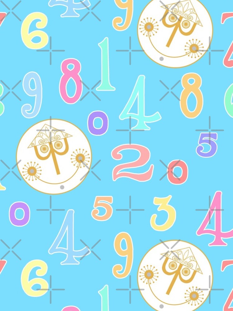 "Small World Numbers Blue" iPhone Case for Sale by DesignByFairies ...