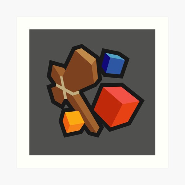 "Minecraft Creative Mode Logo" Art Print for Sale by DeadRhos | Redbubble