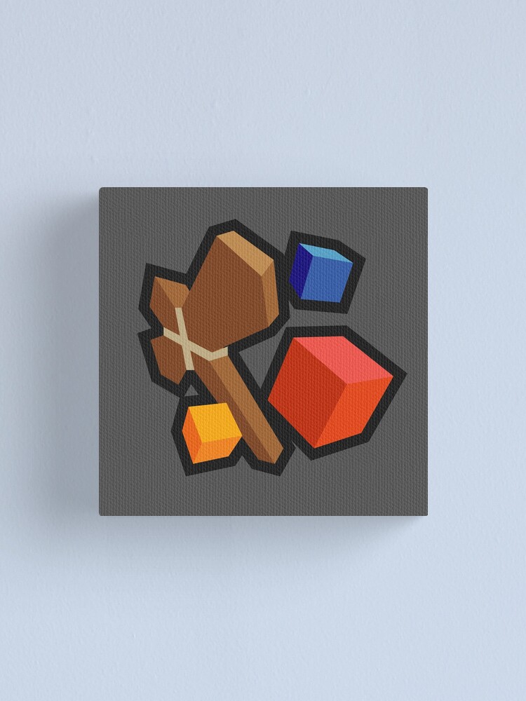 "Minecraft Creative Mode Logo" Canvas Print for Sale by DeadRhos ...
