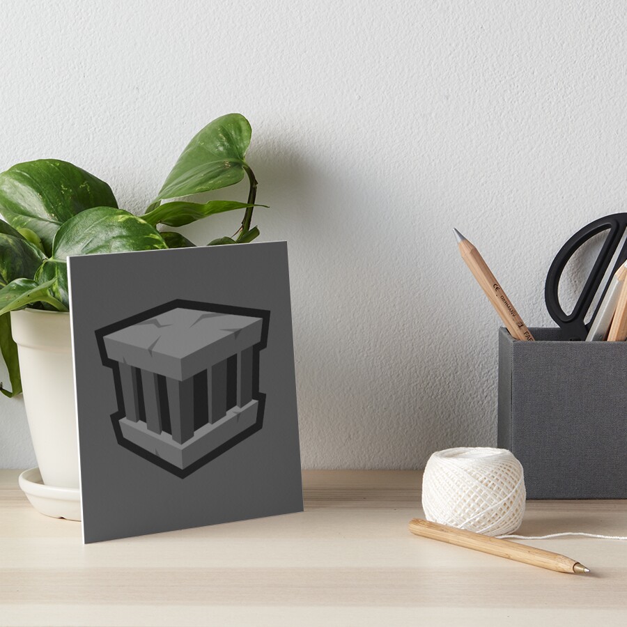 "Minecraft Prison Gamemode Logo" Art Board Print for Sale by DeadRhos ...