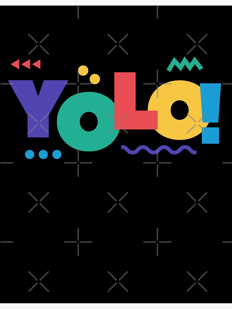 "YOLO" Sticker for Sale by elfatihali | Redbubble
