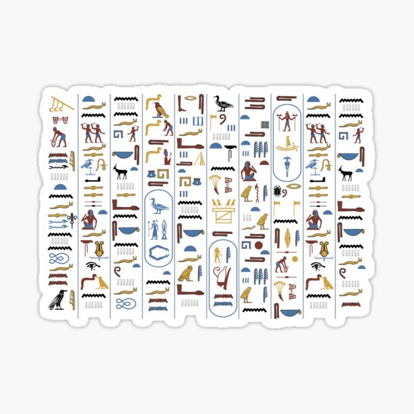 Hieroglyphics Stickers | Redbubble