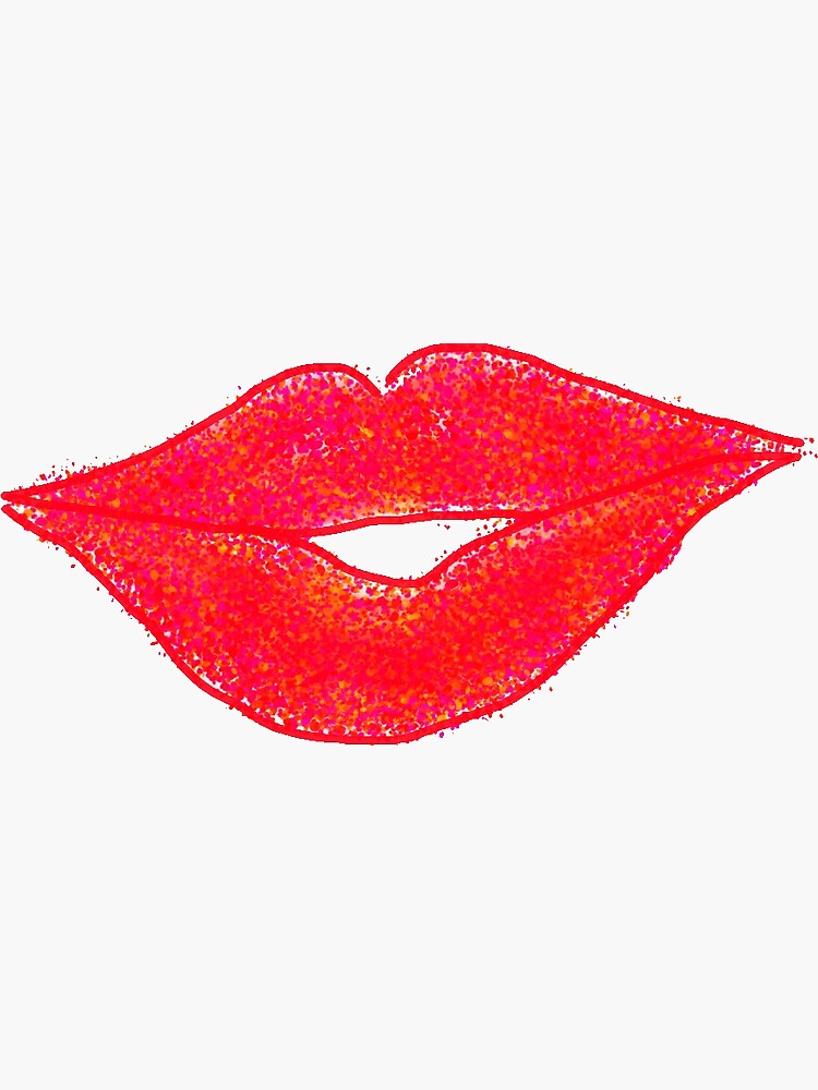 "Smooch Mask" Sticker for Sale by Applestar | Redbubble