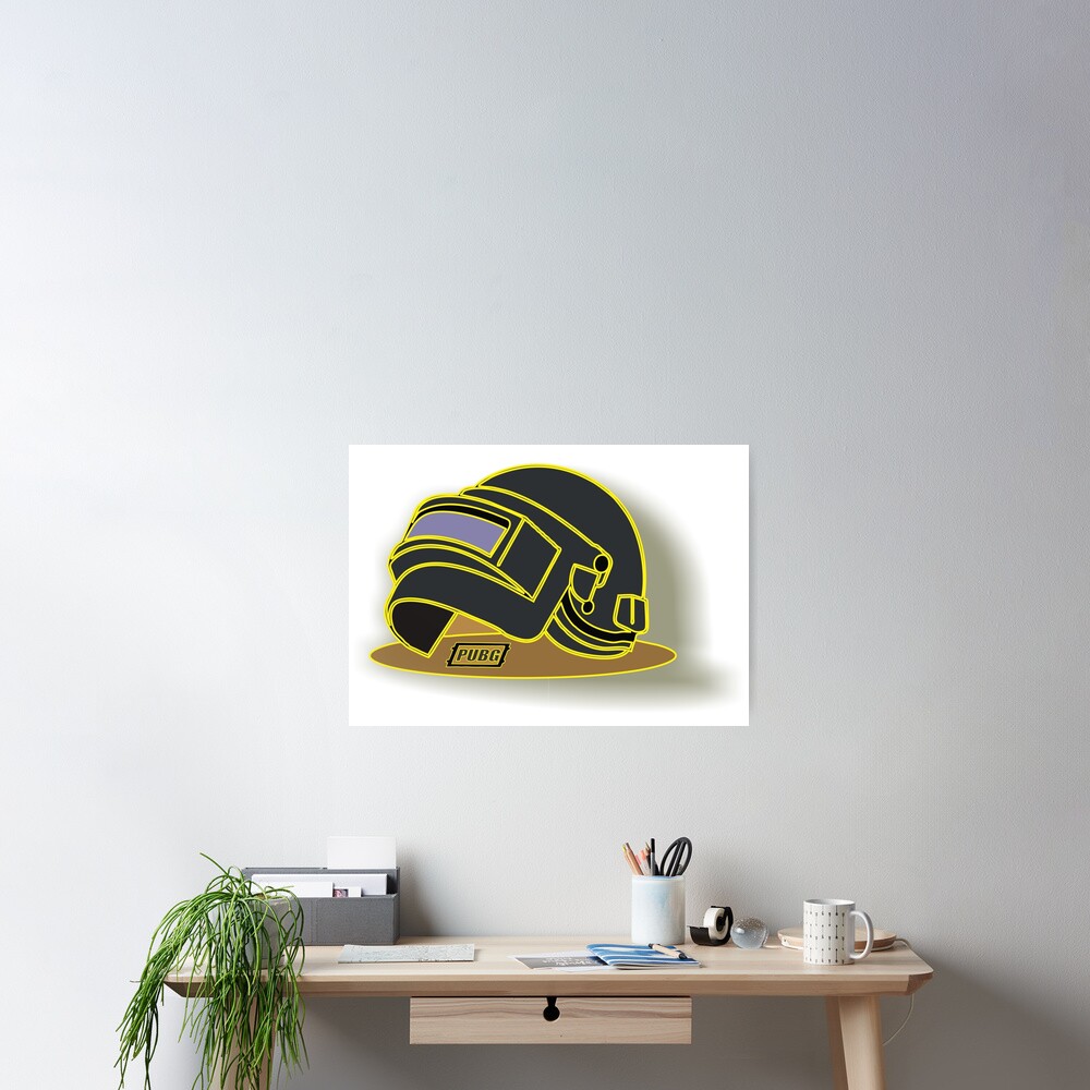 "Pubg helmet logo" Poster by RavikumarK | Redbubble