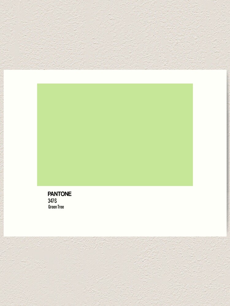 "Pantone - Green Tree" Art Print by HouseofBalloon | Redbubble
