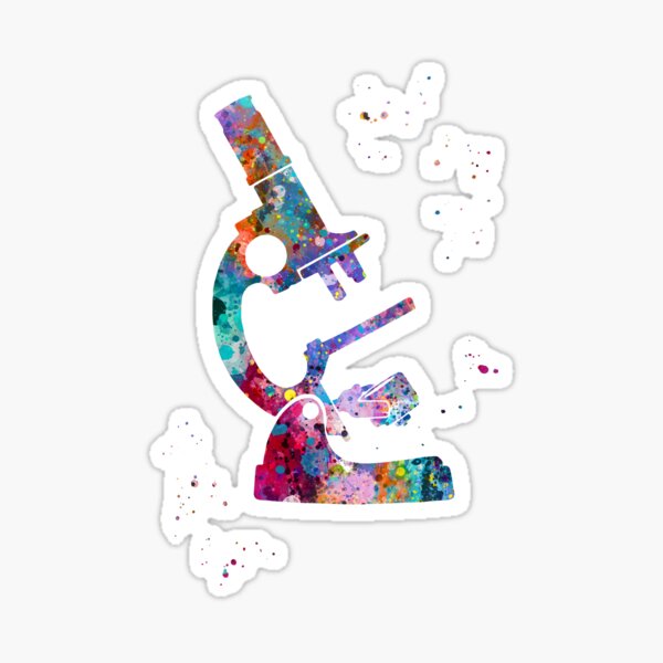 "Microscope" Sticker for Sale by EvasDreams | Redbubble