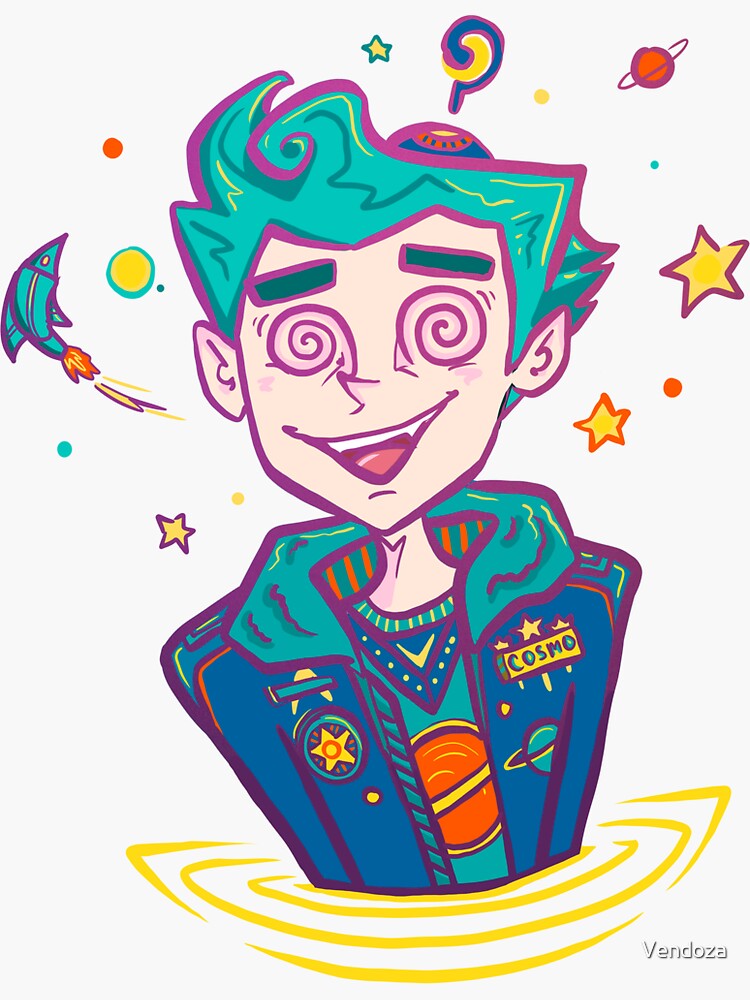 "Cosmo" Sticker for Sale by Vendoza | Redbubble