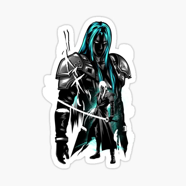 "One-Winged-Angel" Sticker by Halleydalida | Redbubble