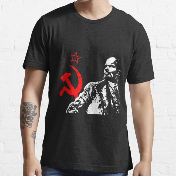 "LENIN-RED STAR" T-shirt for Sale by IMPACTEES | Redbubble | vladimir ...